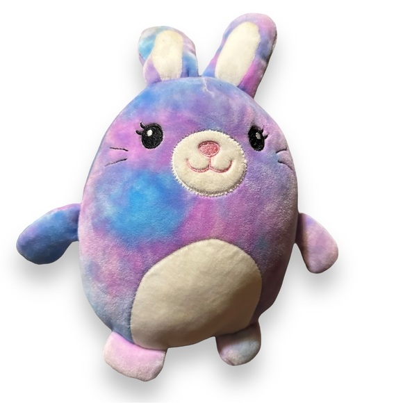 Toys | Squishy Soft Plush Bunny Rabbit 11 Tall Blue Purple Tie Dye ...
